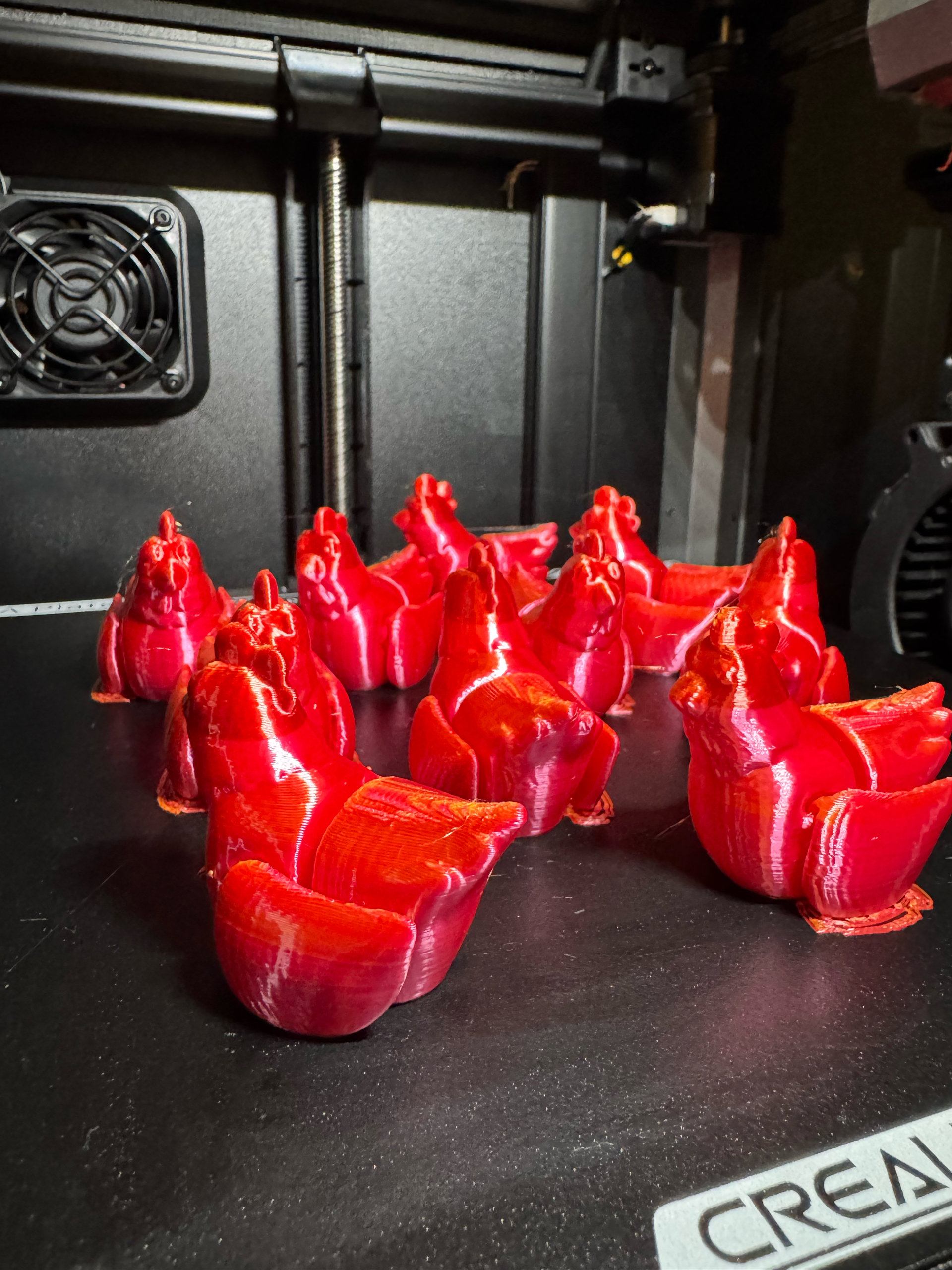 I made these to gift to a coworker. These chickens are so cute! I ran ...
