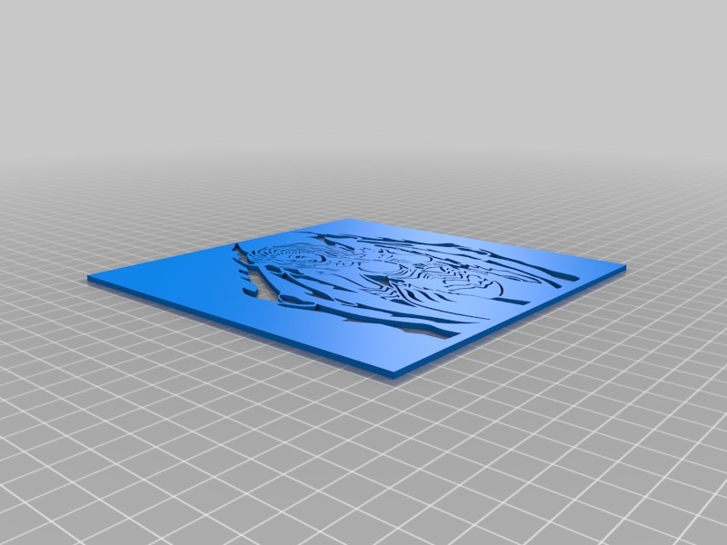 Sc Sarah Kerrigan stencil | 3D models download | Creality Cloud