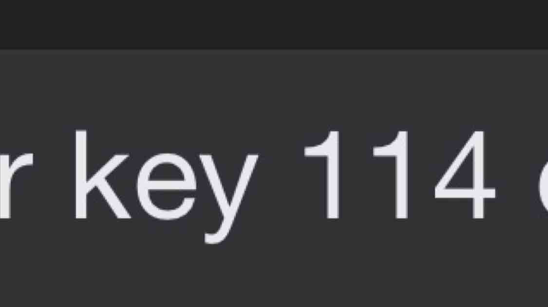 Help key:114????? | Creality Cloud