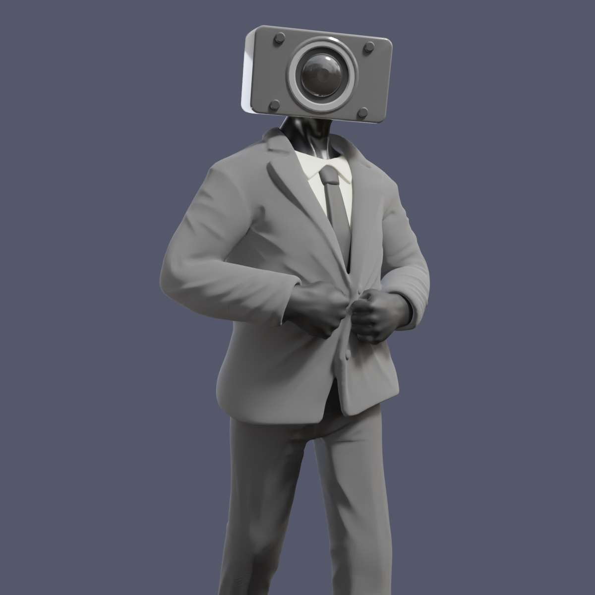 Camera Man Skibidi Toilet Statue Fan Art | 3D models download ...