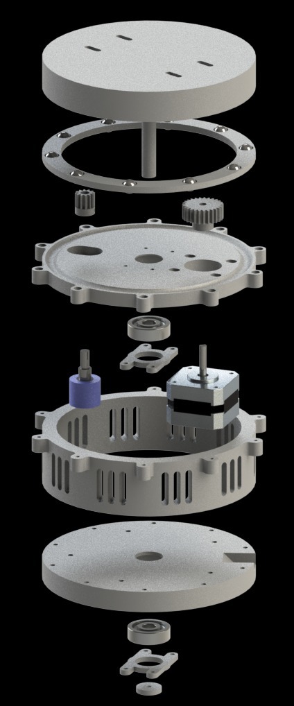 Robotic arm: turntable (part 2/3) | 3D models download | Creality Cloud