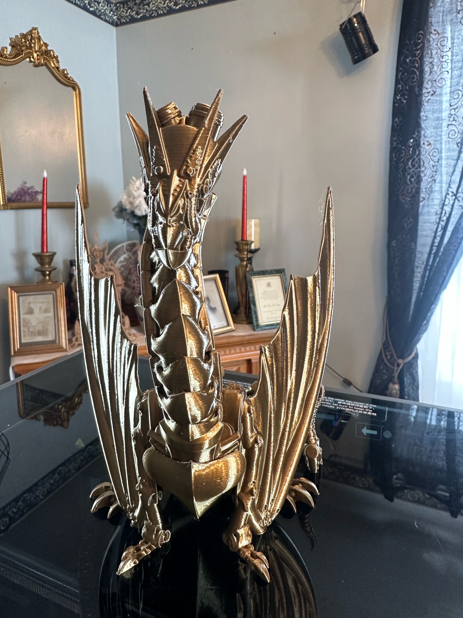 Came out great. No stringing. just plate support. Great detail. Used ...