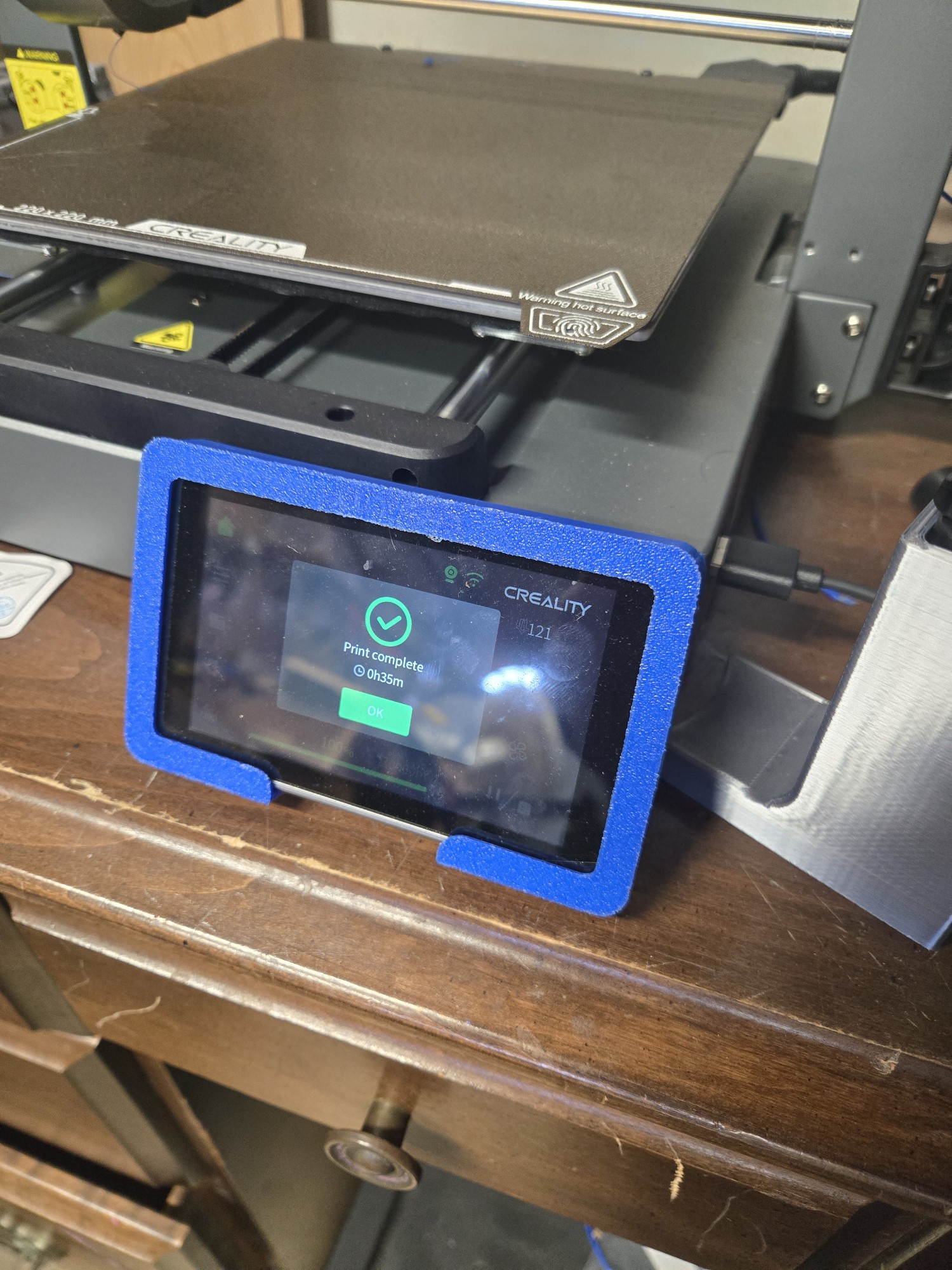 Model includes "CREALITY" etched into the frame but its not visible on ...