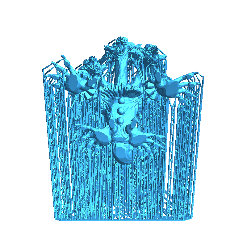 Other STL Download - Clown Hydra- Jerrys Circus of Horrors-Presupported ...