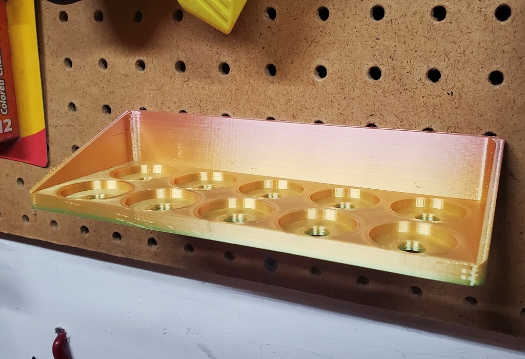 Screwdriver Pegboard Holders (4 sizes) | 3D models download | Creality Cloud