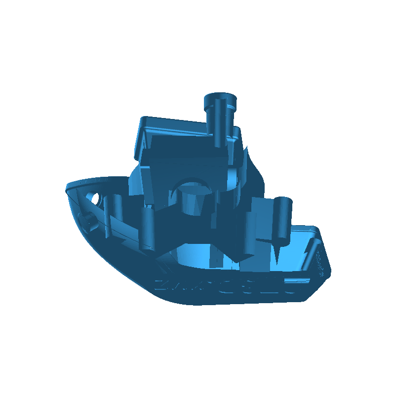 Archivos de impresora 3D | Archivo 3MF | firey in a benchy | Creality Cloud