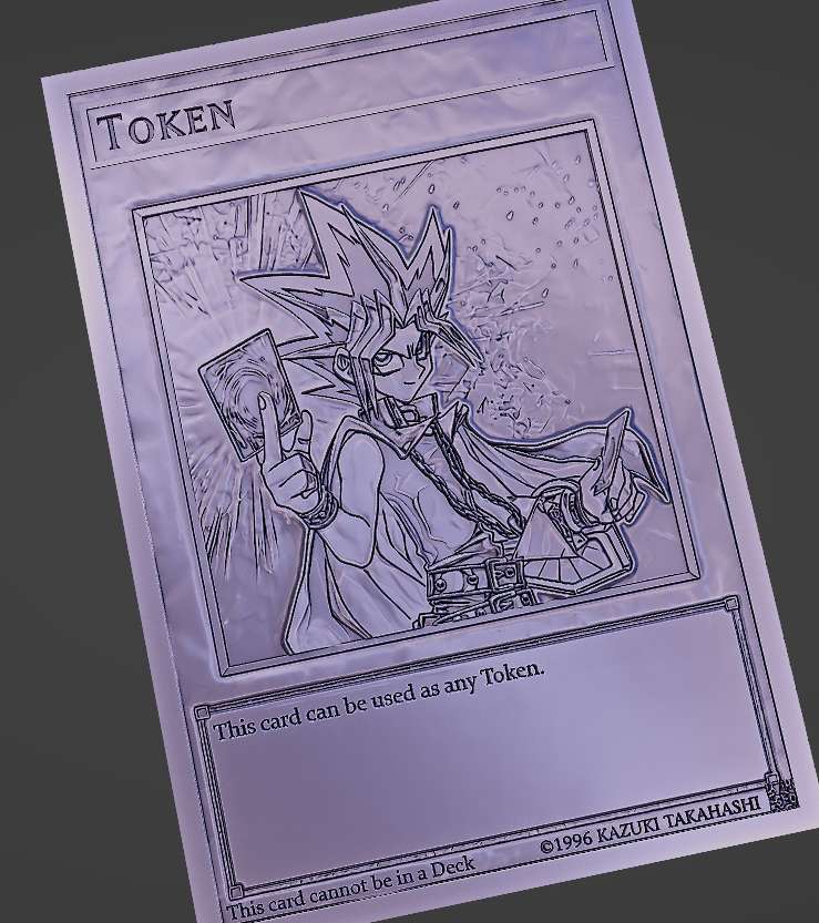 yugi token card - yugioh | 3D models download | Creality Cloud