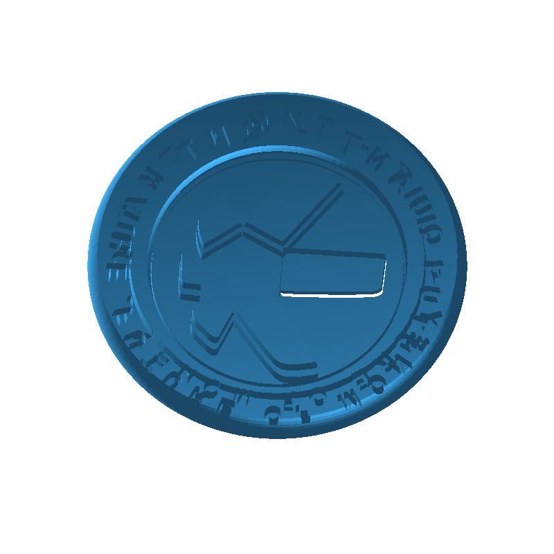 3D Printer Files | 3MF File | QUANT COIN | Creality Cloud