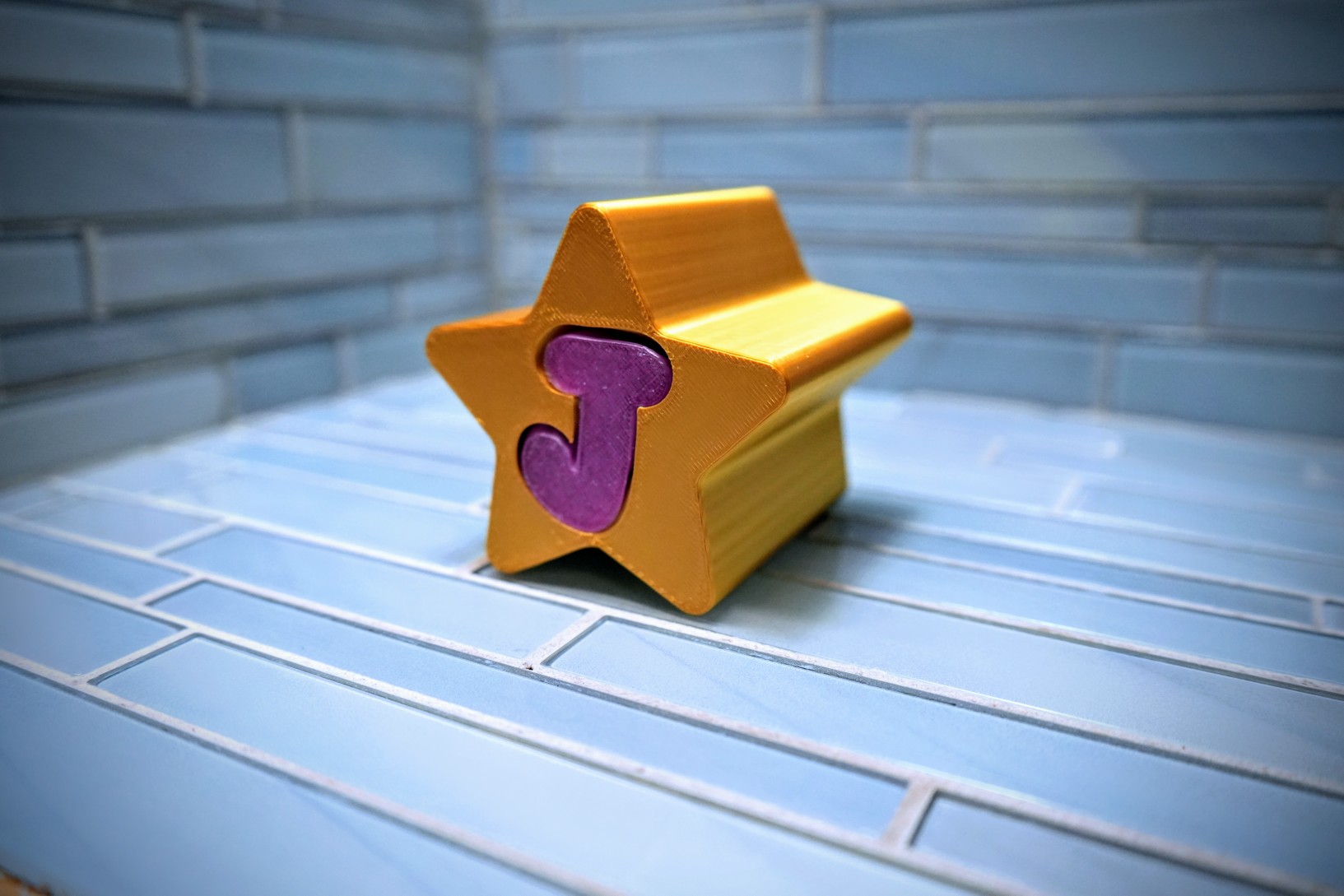 3D Printer Files | 3MF File | Letter J Spiral Fidget Star Shape ...