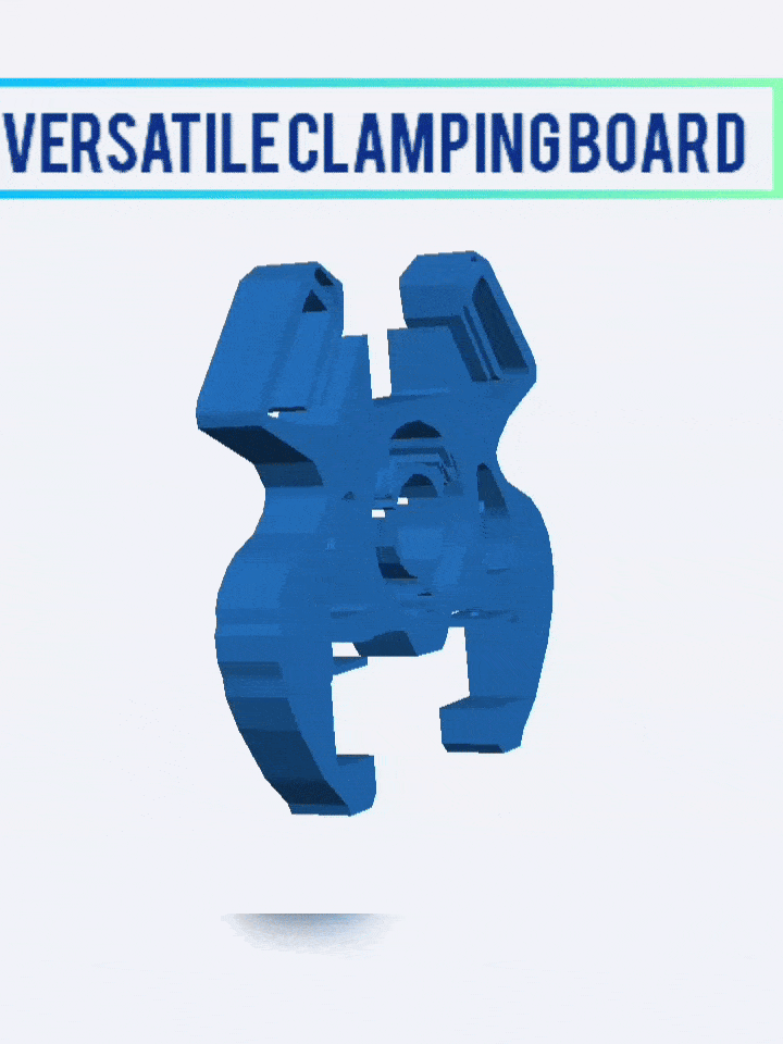 Tools & Spare Parts STL Download - Clamp Board for Various Placement ...