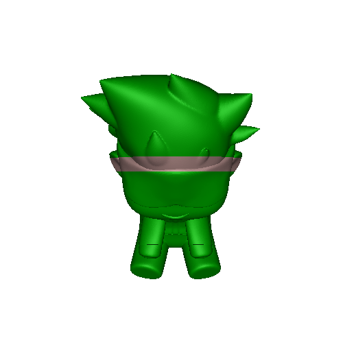 Characters & Creatures STL Download - SATORU GOJO CHIBI JUJUTSU ...