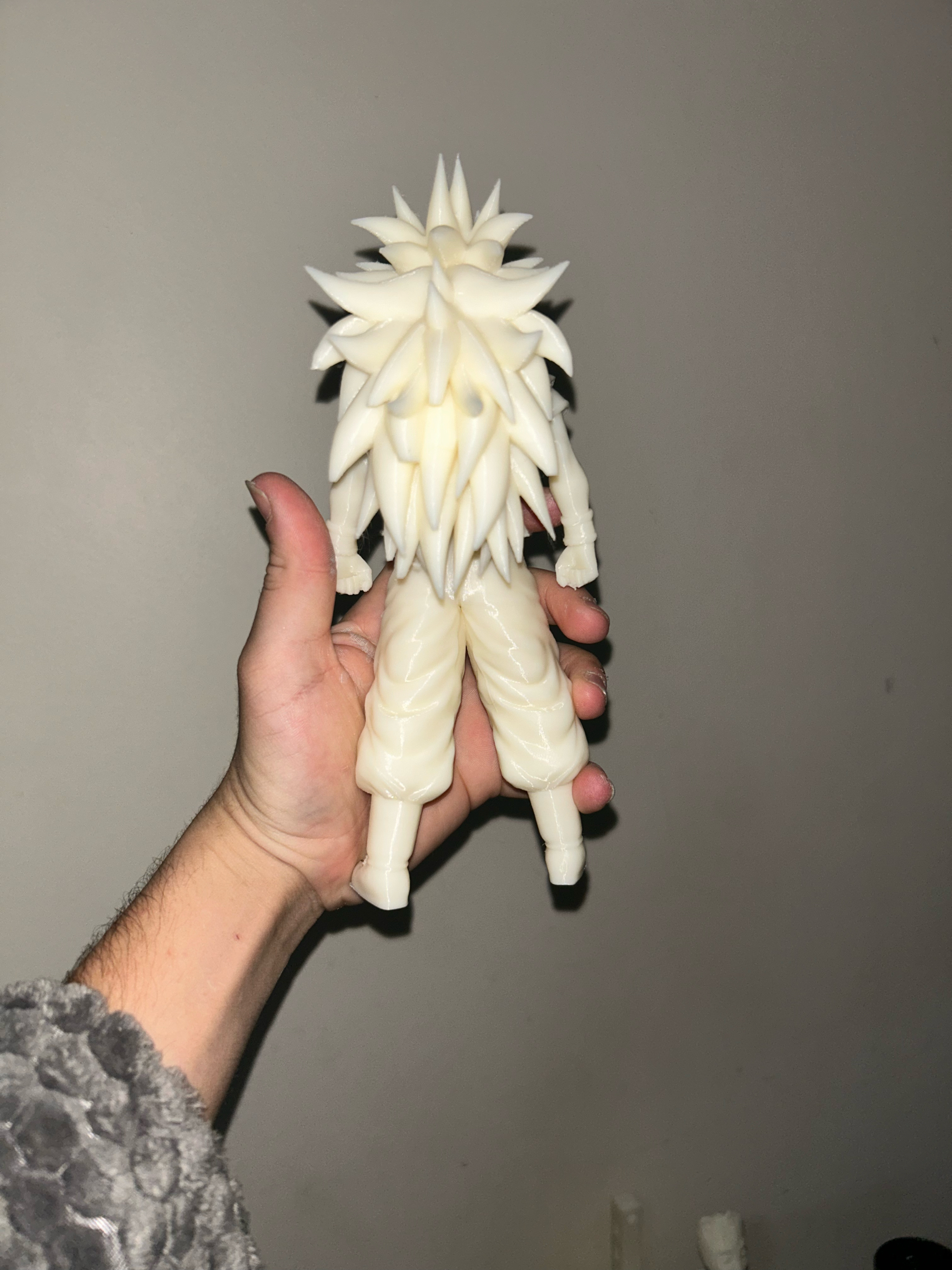 Characters & Creatures STL Descarga - GOKU SUPER-SAYAJIN 3 - JUVI