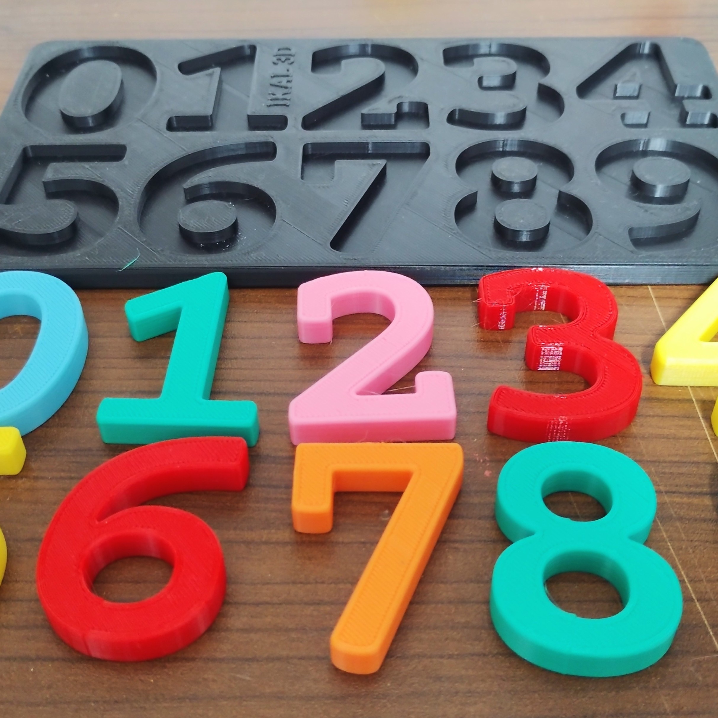 Stationery & Learning Tools STL Download - Montessori - Numbers ...