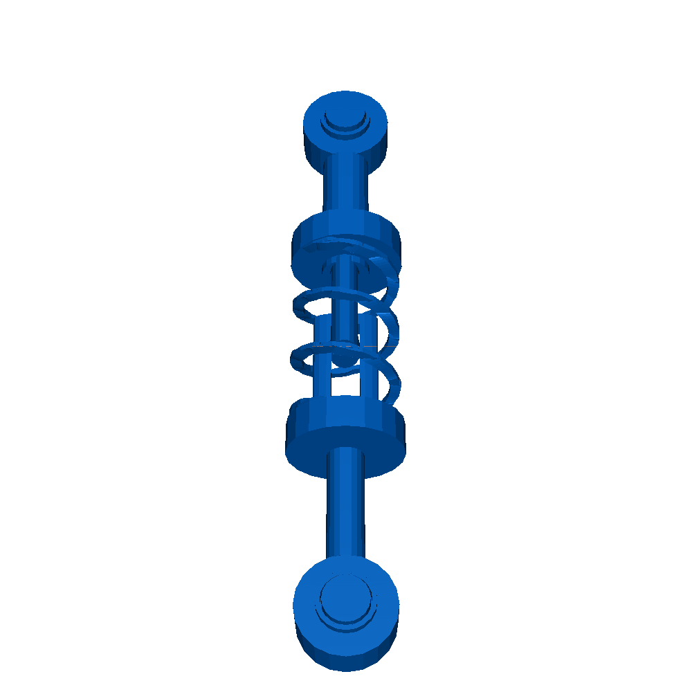 3D Printer Files | 3MF File | Helical shock absorber / Amortecedor ...