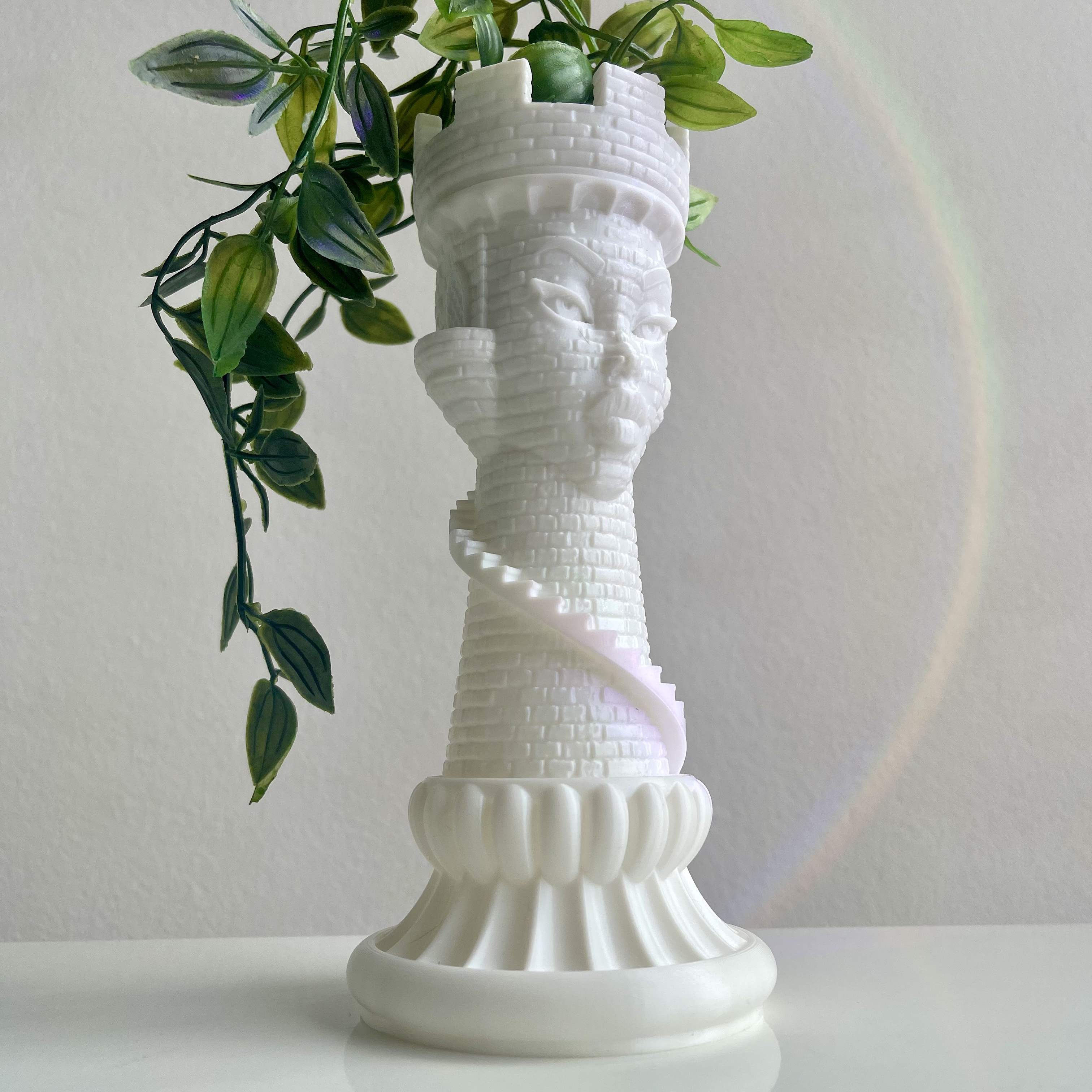 RAPUNZEL'S TOWER ROOK/PLANTER/CHESS PIECE | 3D models download ...