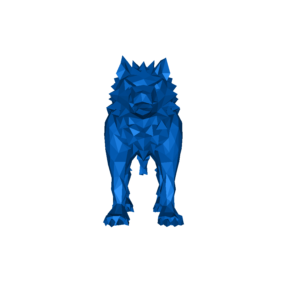 a low poly wolf | 3D models download | Creality Cloud
