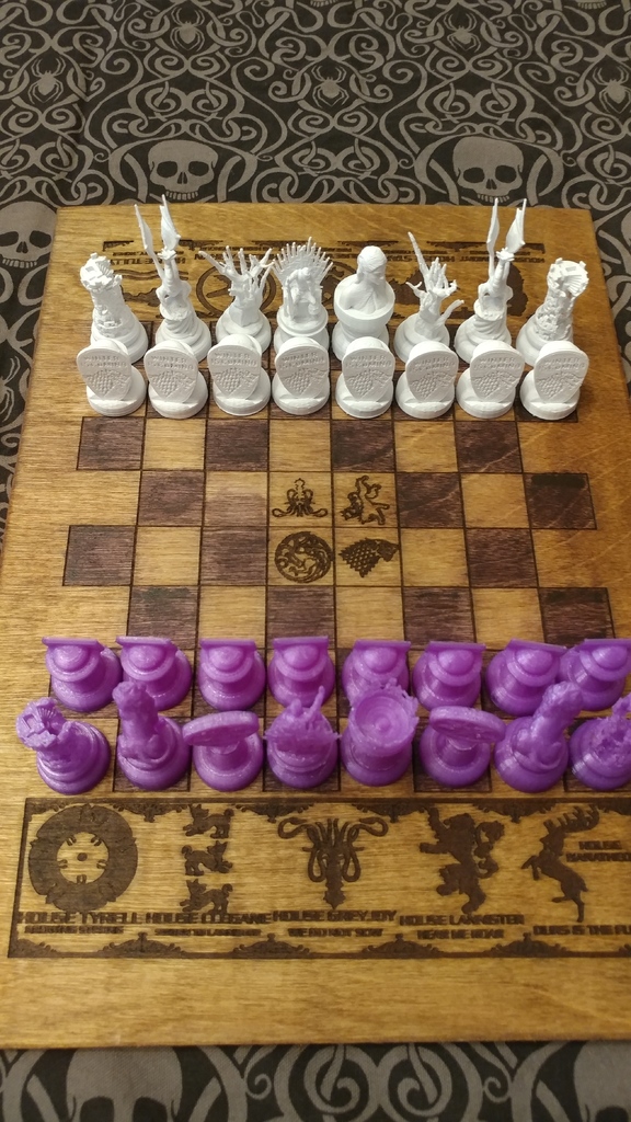 GoT inspired chess board | 3D models download | Creality Cloud