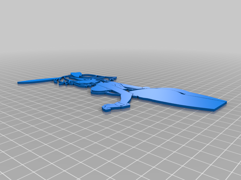 Free Characters & Creatures STL Download - 2D Bunny girlby SMT_M 🦊