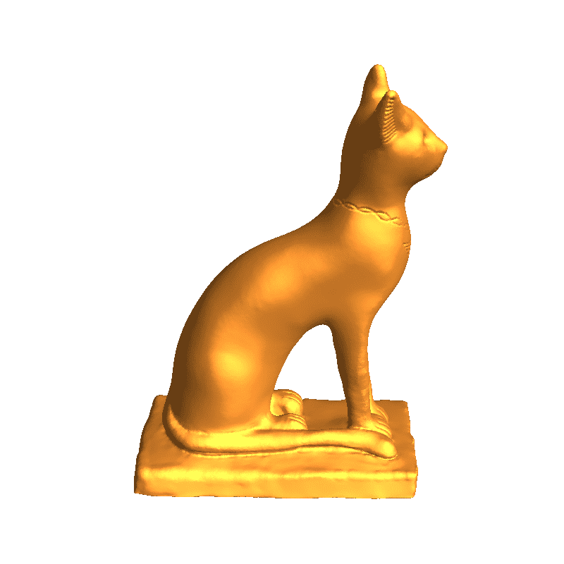 Free Characters & Creatures STL Download - Bast/Cat Statue Scan (via ...