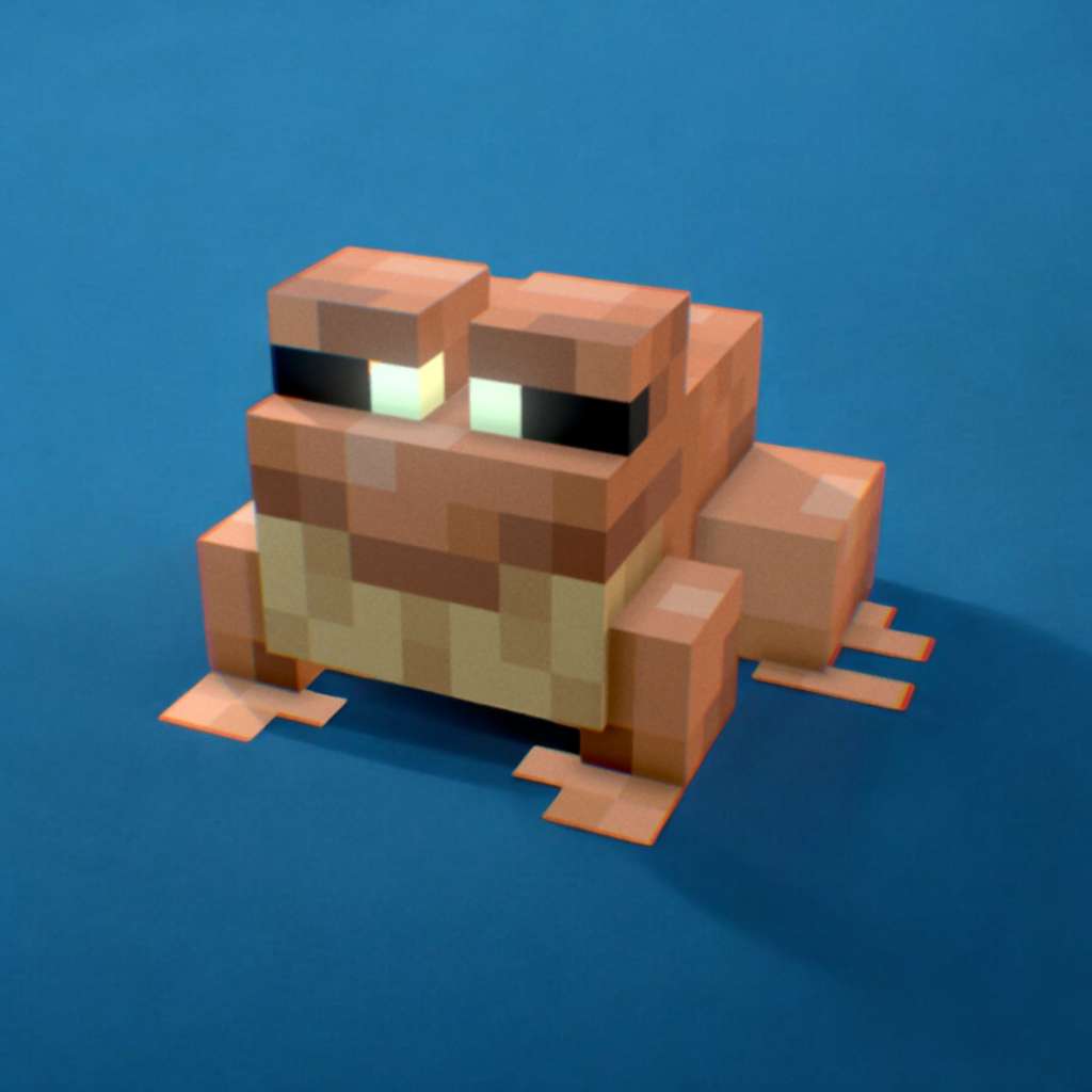 Characters & Creatures STL Download - minecraft frogby sabsafalak