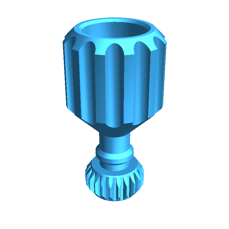 Free Tools & Spare Parts STL Download - Vise handleby draakje