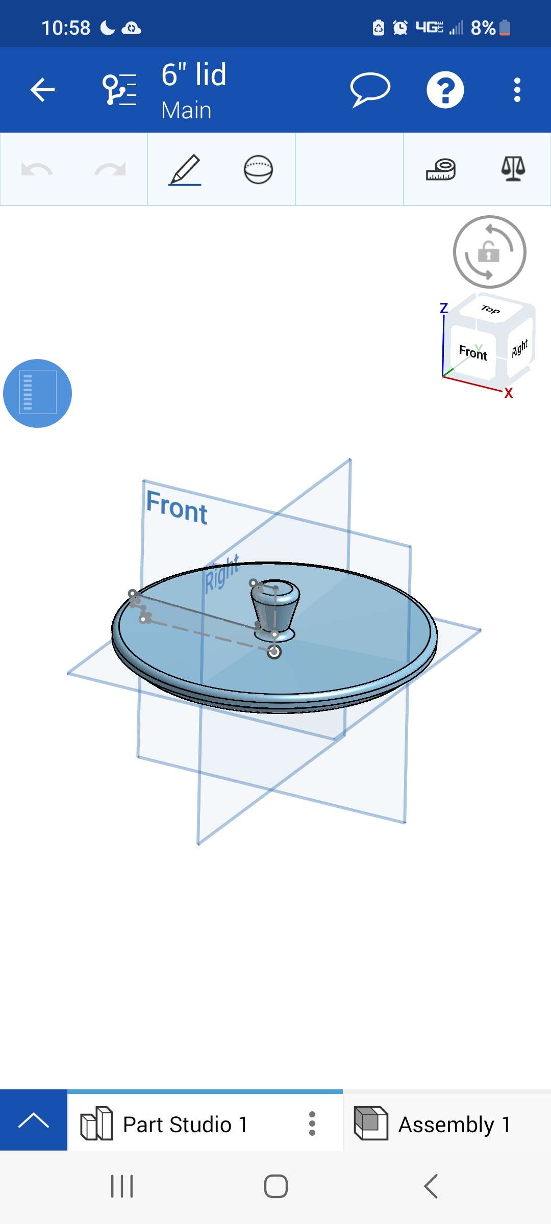 6" lid | 3D models download | Creality Cloud