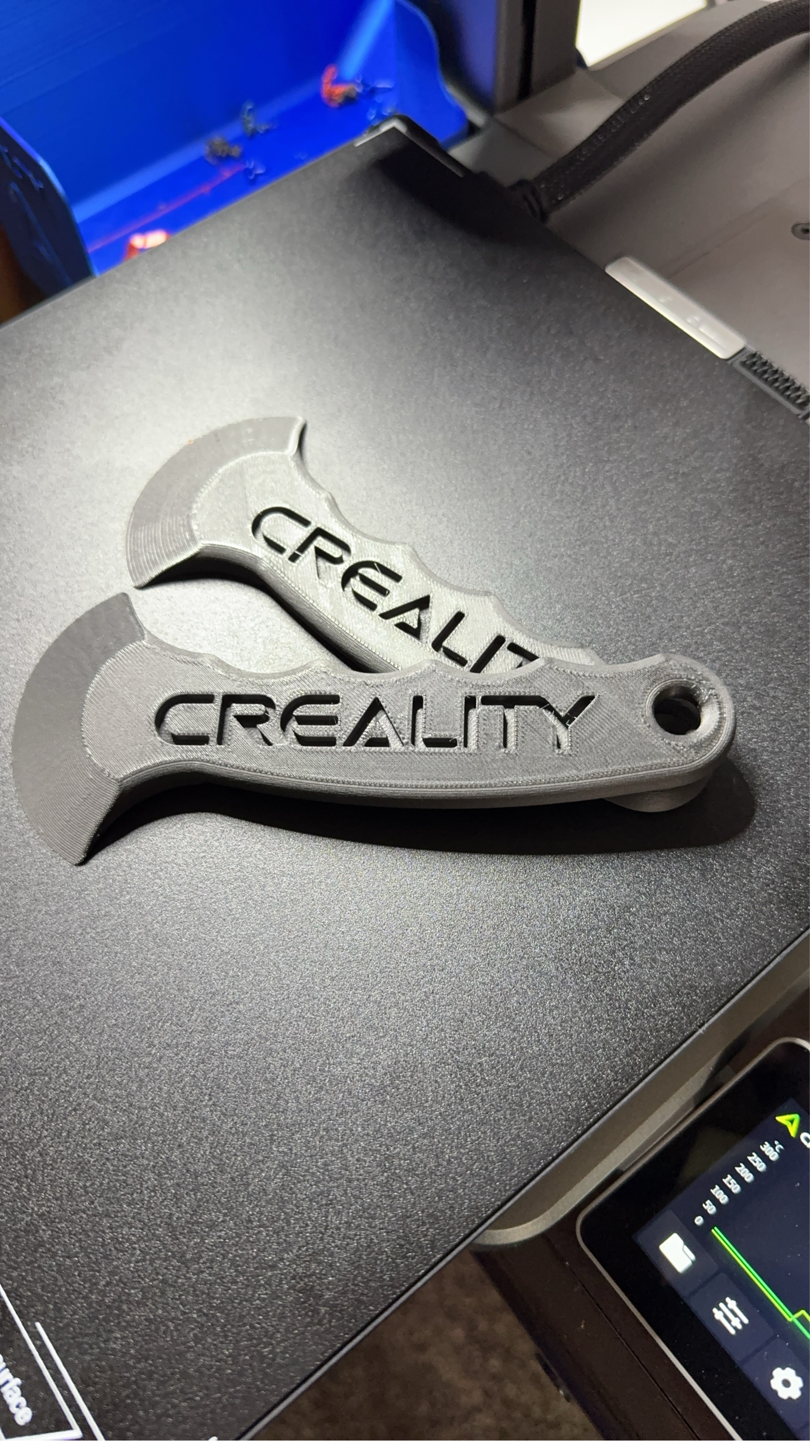 This was my first experience trying to print with Creality Hyper PLA-CF filament and it went ...