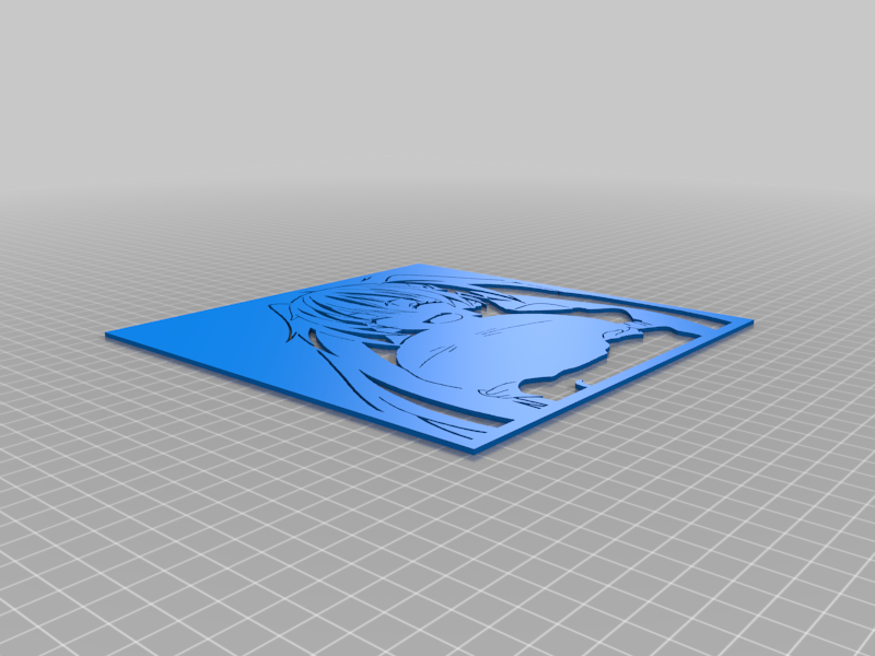 Free Digital Art STL Download - Milim and Rimuru stencilby SMT_M 🦊