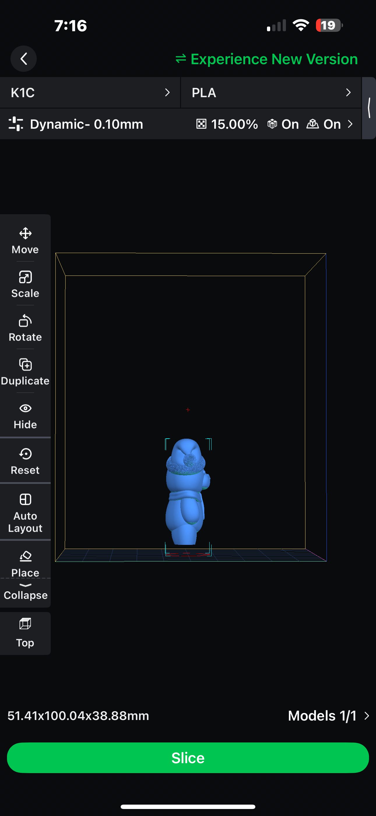Creality on mobile at least does not have a drop to plate function nor ...