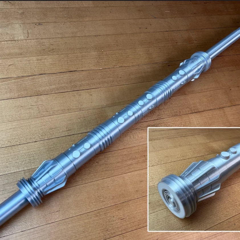 Бесплатная Game Props STL Download - Darth Maul lightsaber (COLLAPSING ...