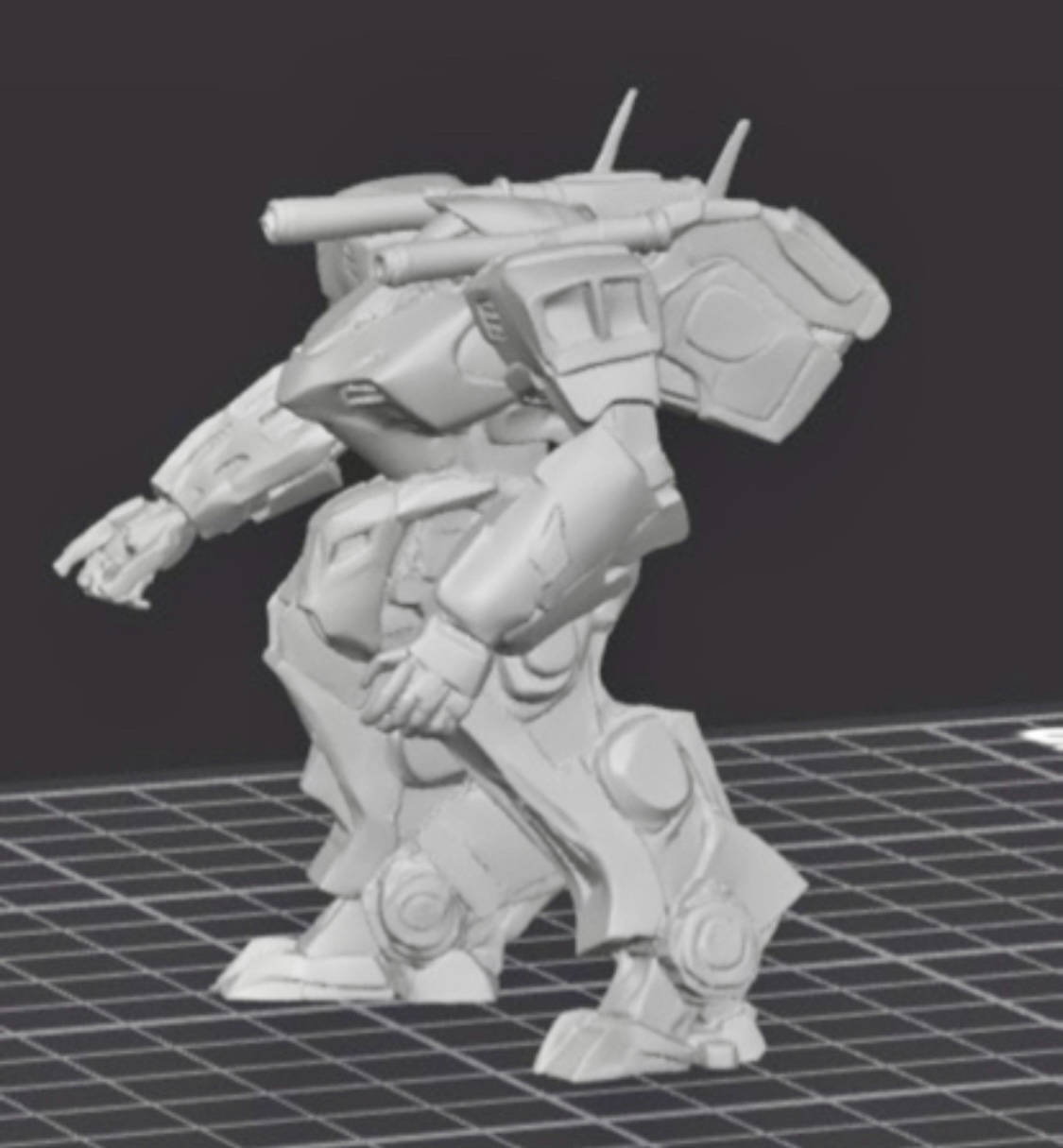Free Characters & Creatures STL Download - Mech1by Foxtrot007
