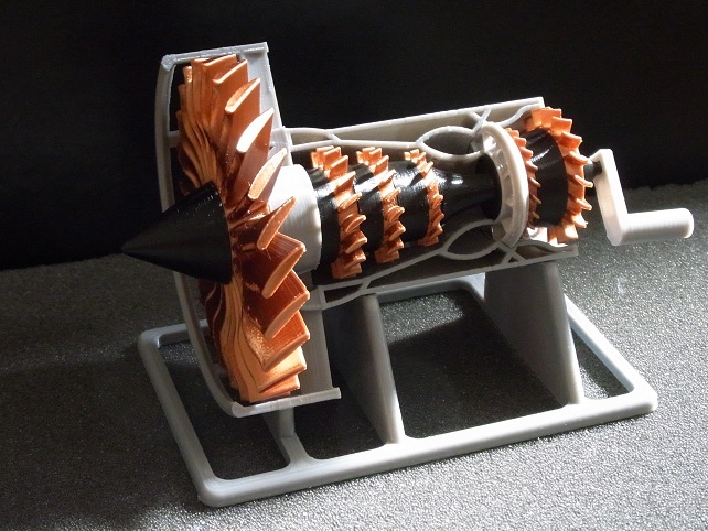 GE Jet Engine (modified parts) | 3D models download | Creality Cloud