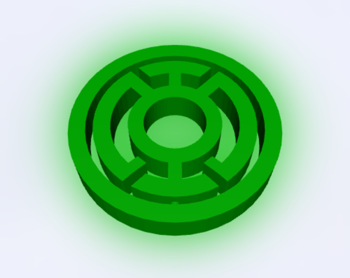 3D Printer Files | 3MF File | Lantern Corps Emblems | Creality Cloud