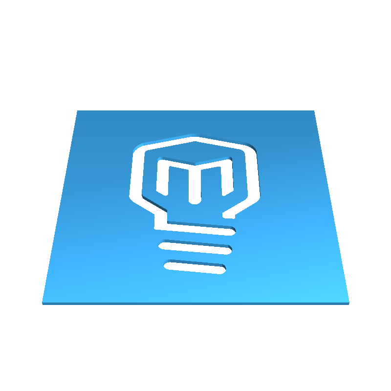 Printed the iconic Mark Rober logo on my Creality K1C! 🔧💡 Love how ...