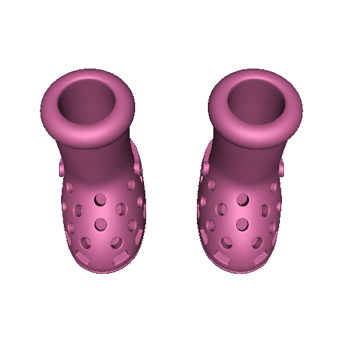 3D Printer Files | 3MF File | Big yellow crocs | Creality Cloud