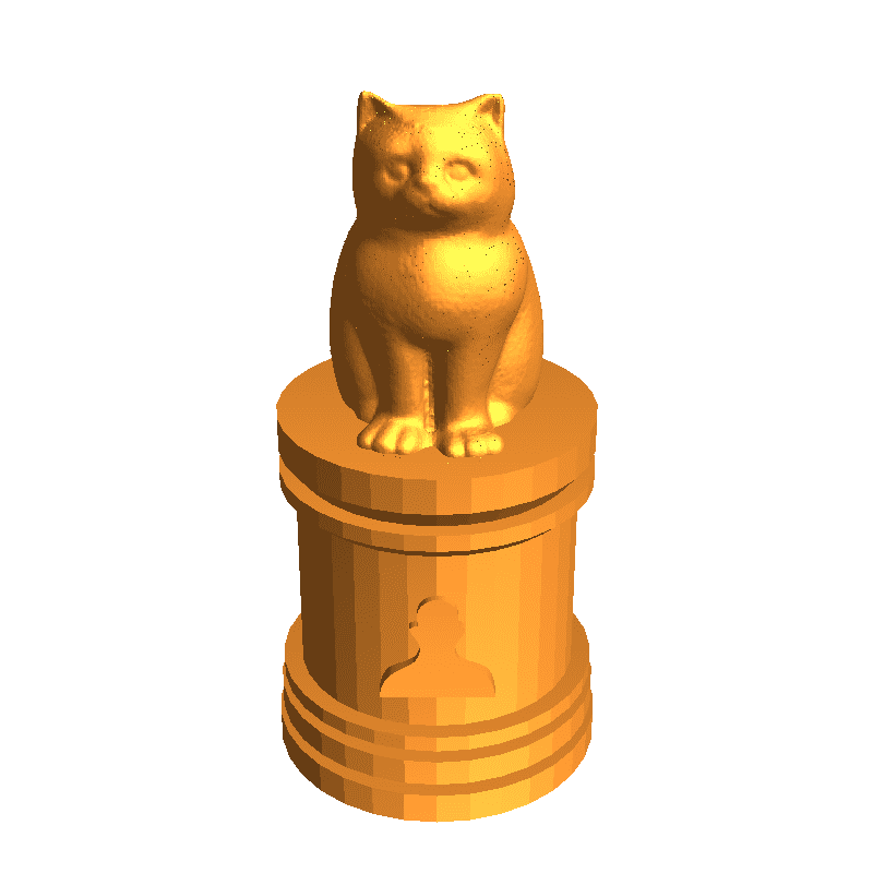 Free Board Games & Card Games STL Download - Cat Chess Setby SMT_M 🦊