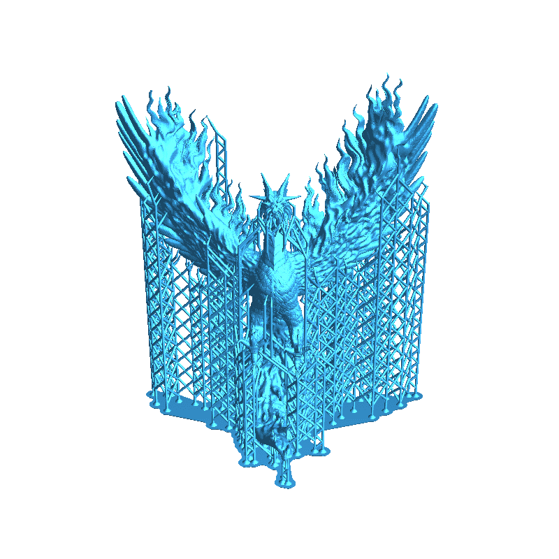 Free Characters & Creatures STL Download - Dragon Phoenixby Andrija Gotic