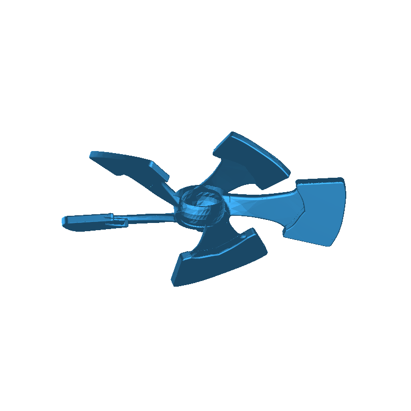 3D Printer Files | 3MF File | Propeller fidget spinner | Creality Cloud