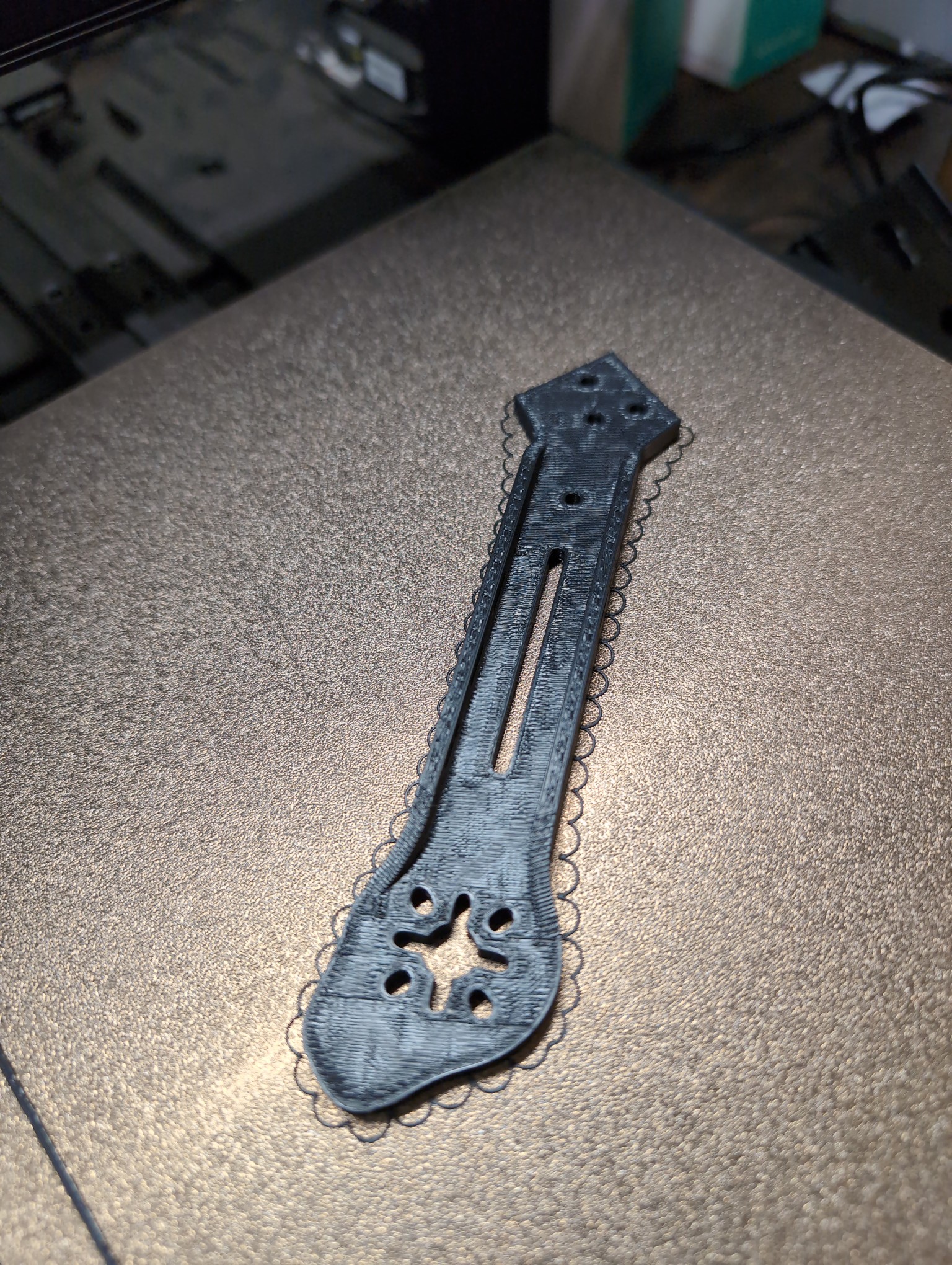 well this is the fourth arm it printed just about as good as the first ...