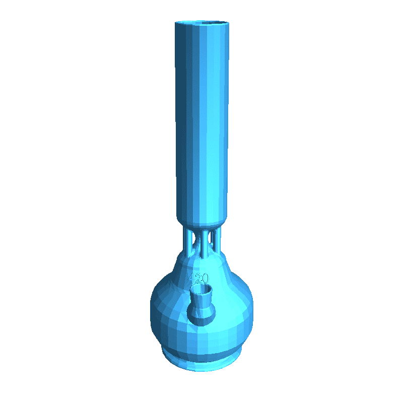 Free Test Models STL Download - water pipe vaseby Xylon3d print&design