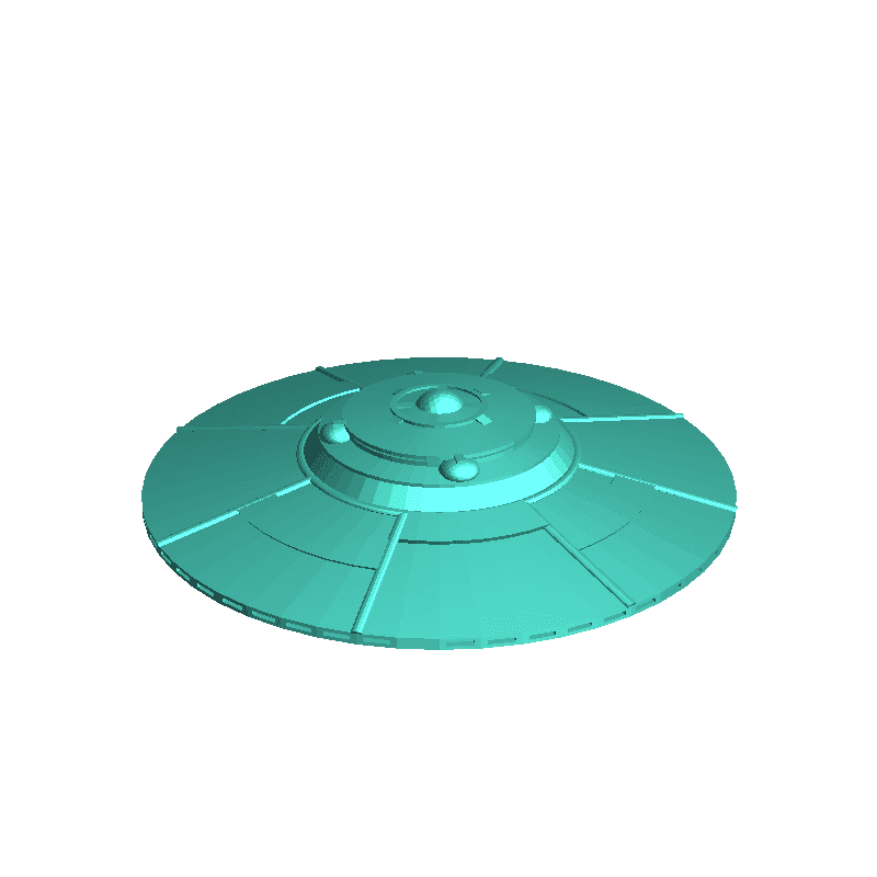 UFO | 3D models download | Creality Cloud