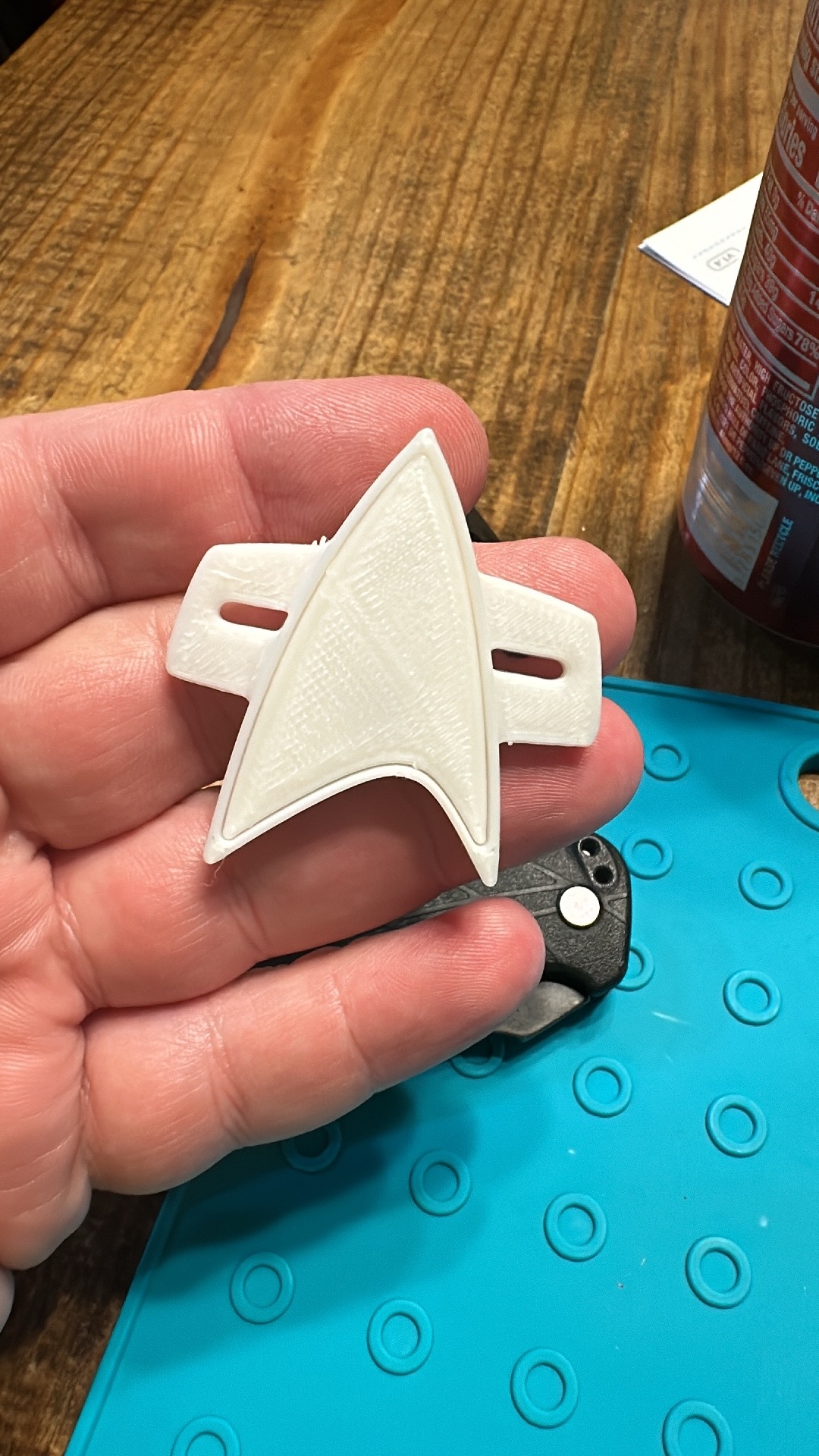 this comm badge turned out pretty good! very satisfied with the design ...