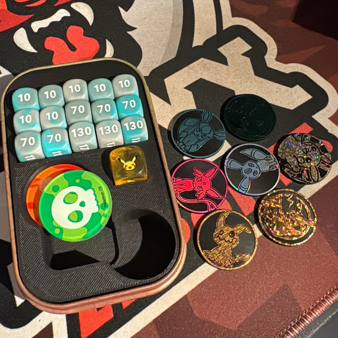 Board Games & Card Games STL Download - Pokémon Tin Inlay by Nightblader93