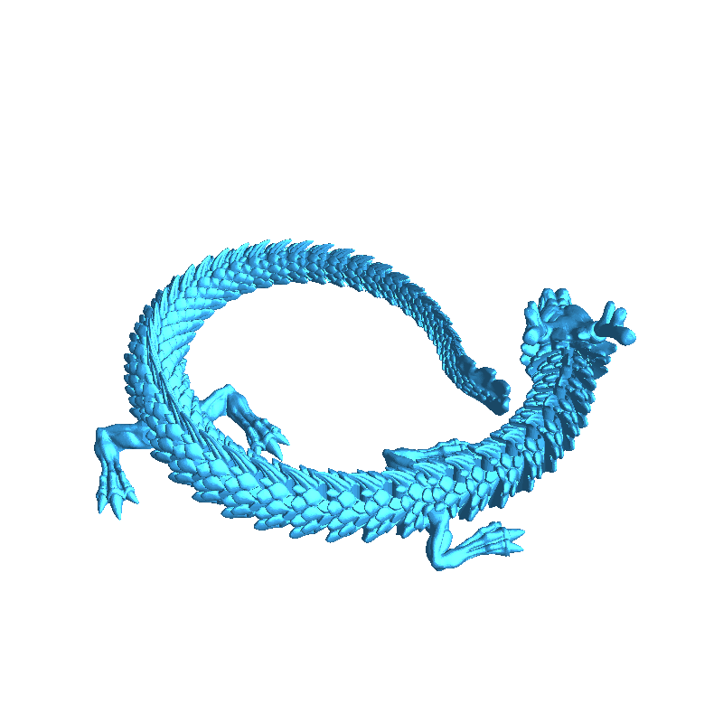 Amazing articulated dragon. | Creality Cloud