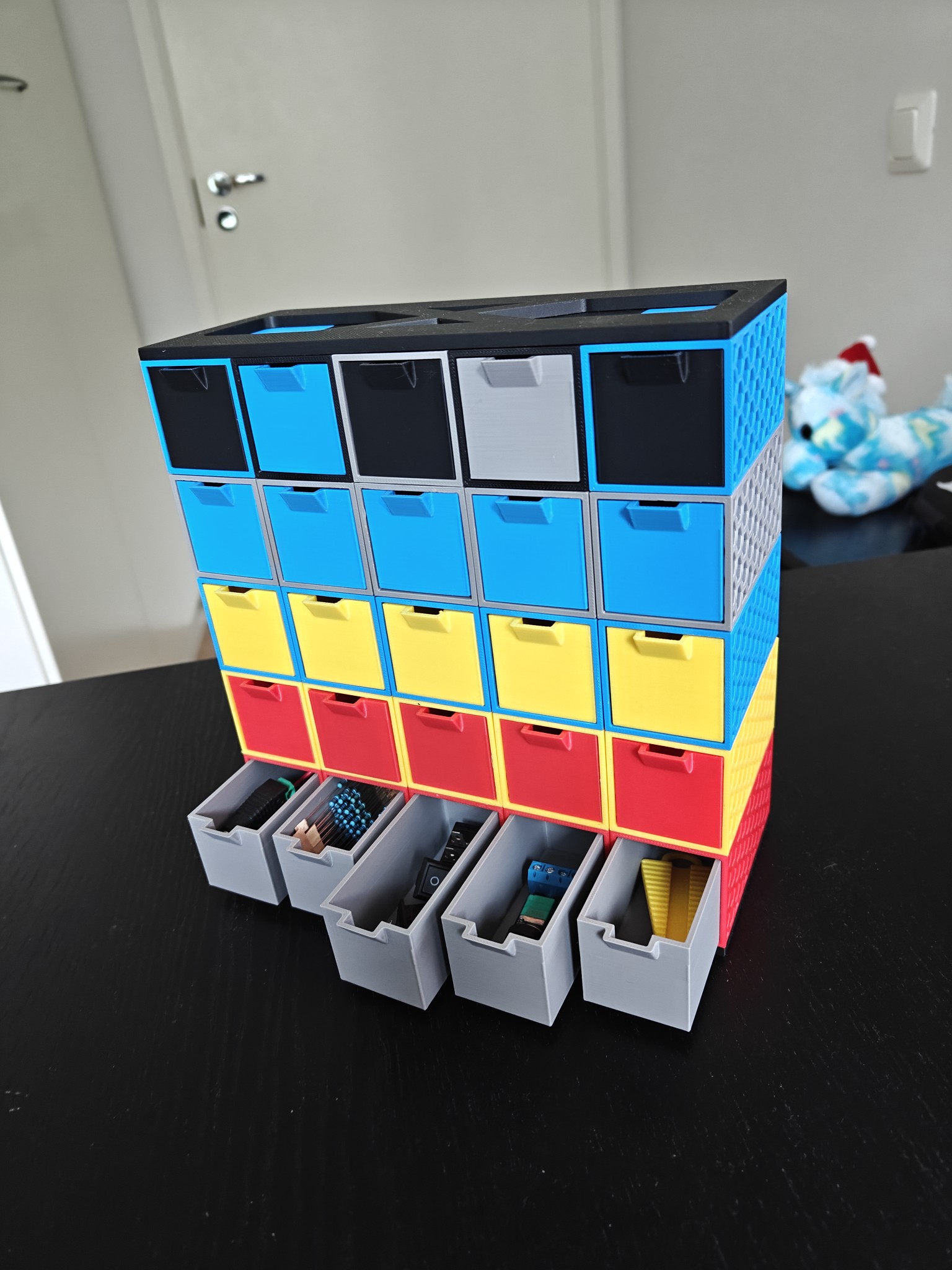 3D Printer Files | 3MF File | HexBox - Modular, Stackable and Customizable storage system ...