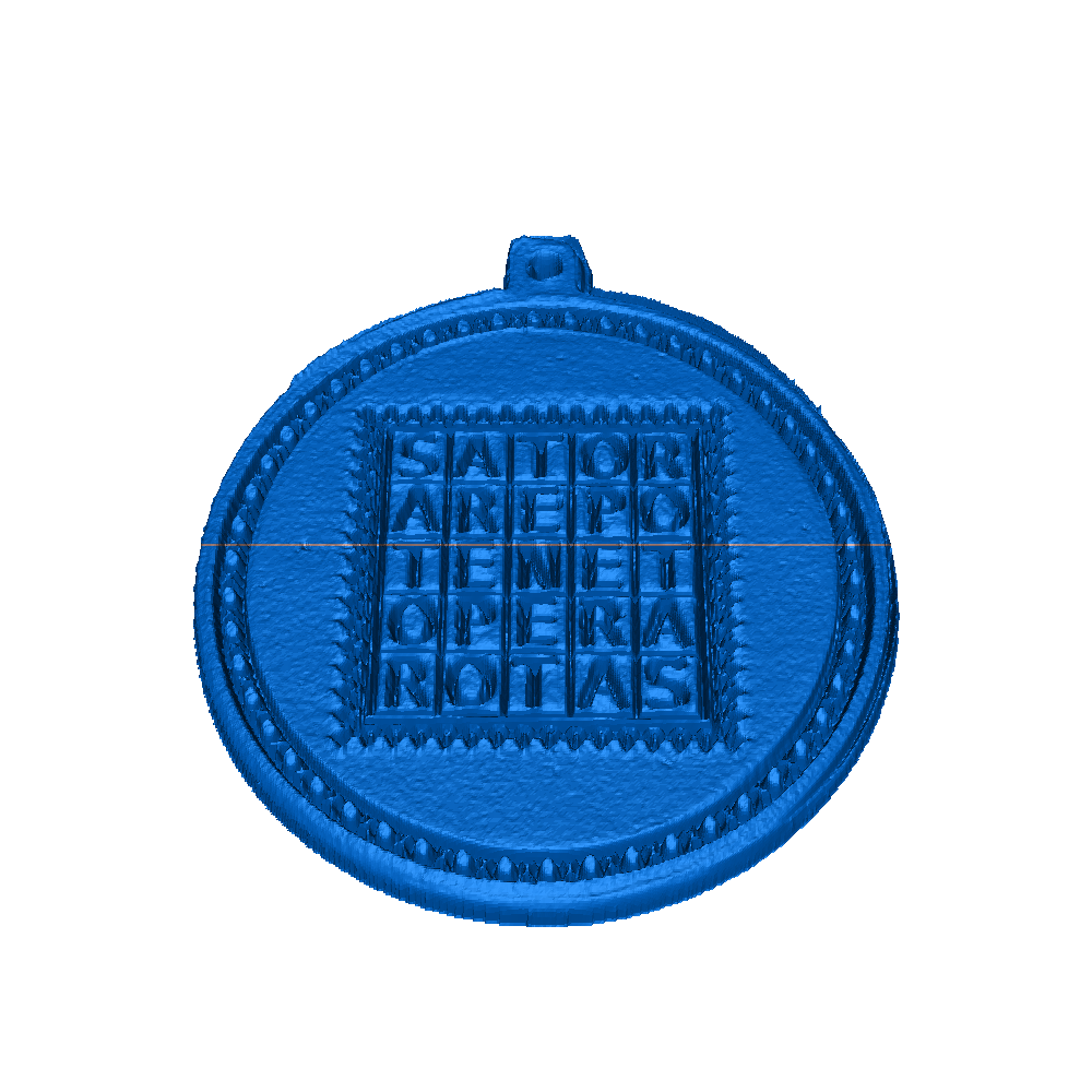 Jewelry & Accessories STL Download - Sator Square pendant by ElPacoLoco