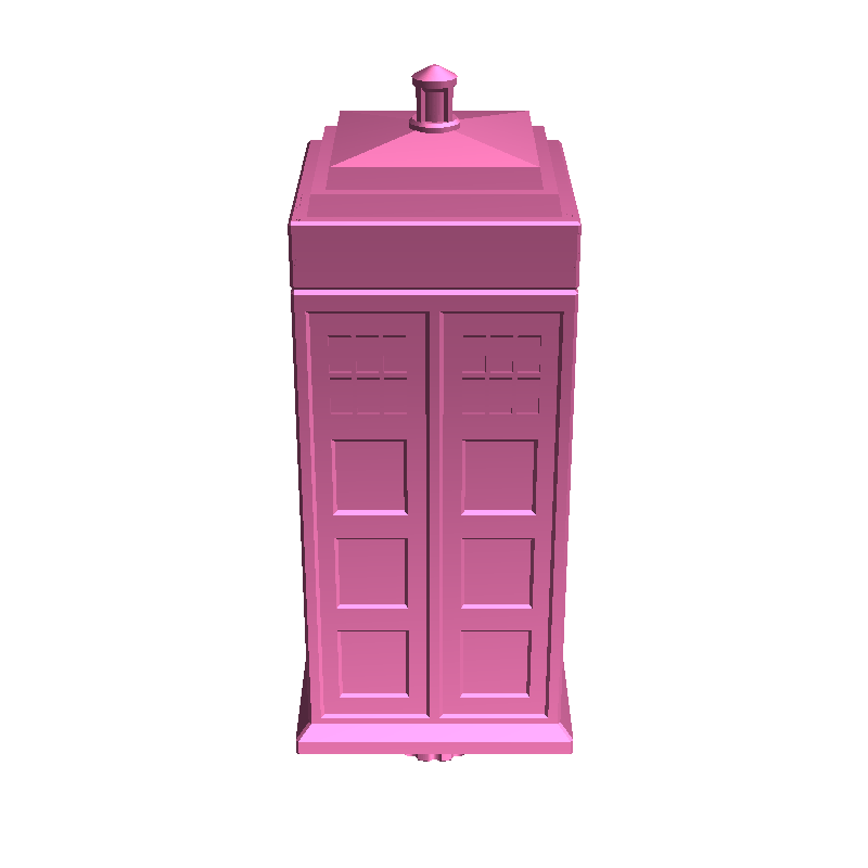 3D Printer Files | 3MF File | TARDIS | Creality Cloud