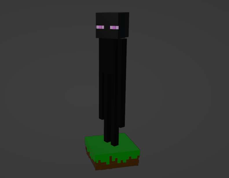Minecraft Enderman Miniature | 3D models download | Creality Cloud