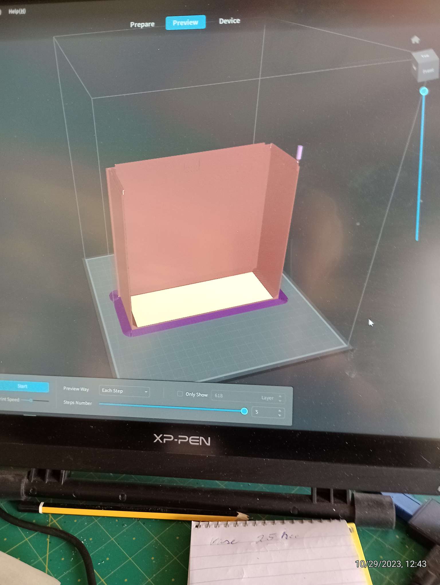 Shelf Boxes minimum length 300 mm height 58 | 3D models download ...