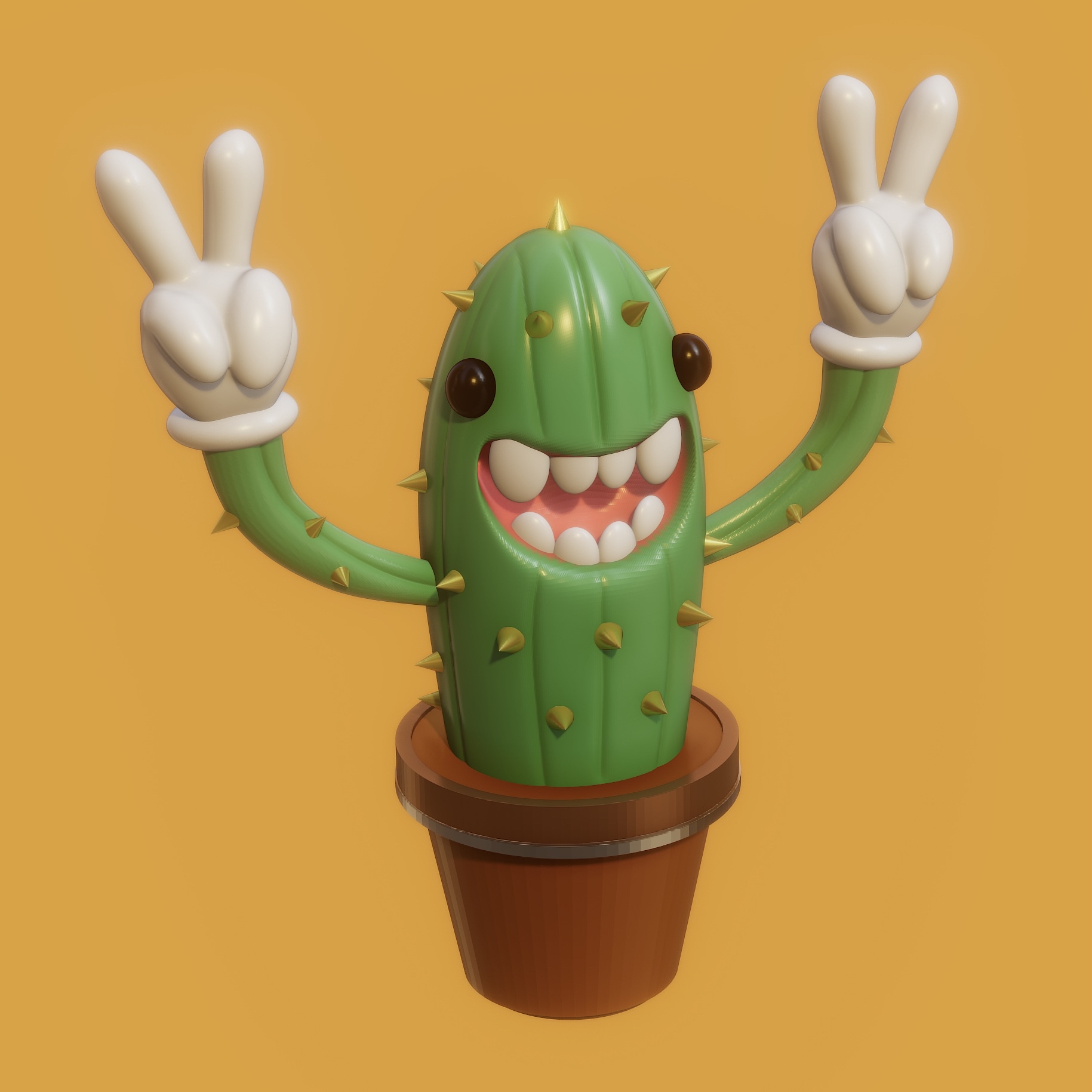 cactus man 🌵 | 3D models download | Creality Cloud